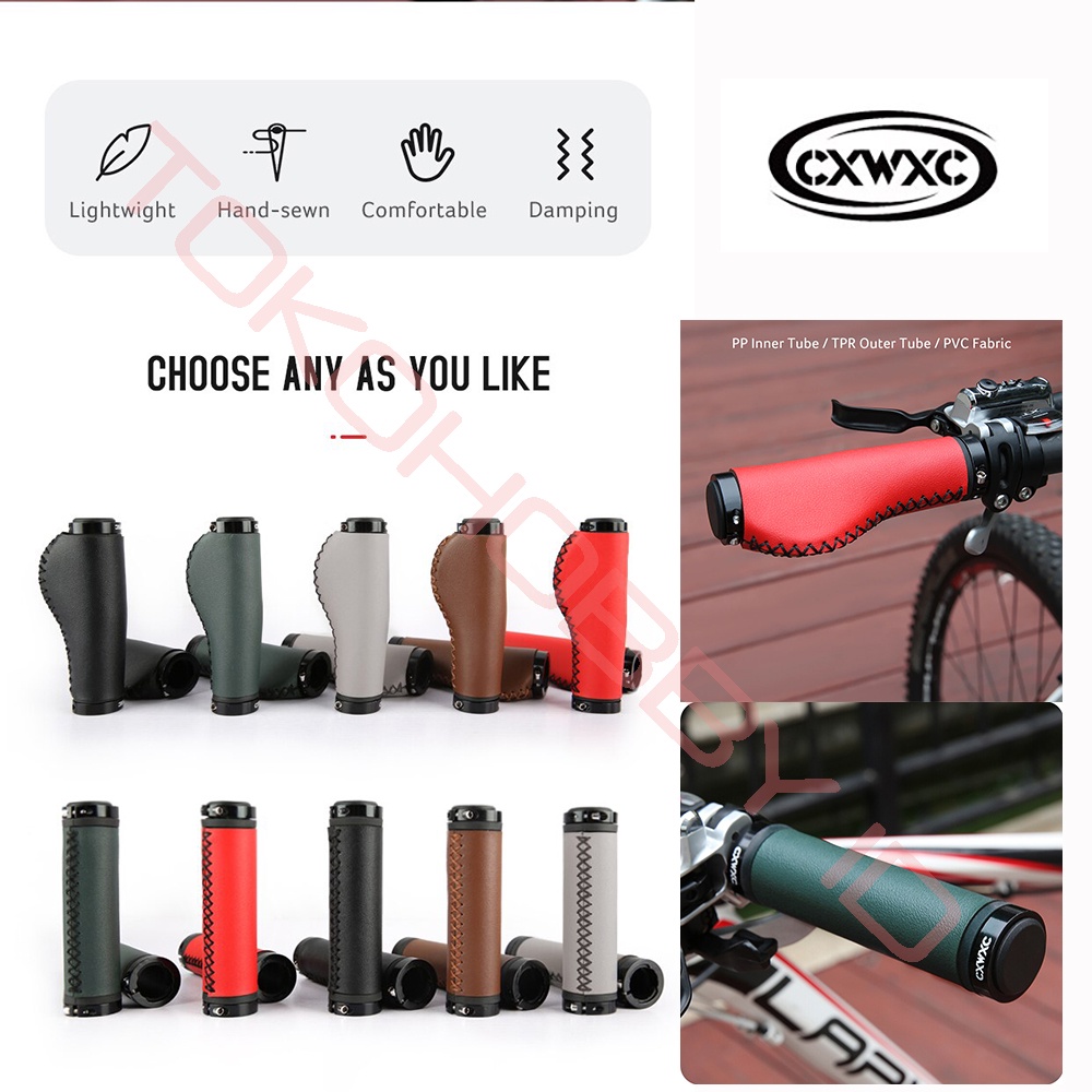 Jual CXWXC G1 G2 Hand Handle Grip Setang Kulit Sepeda Seli MTB Minion ...