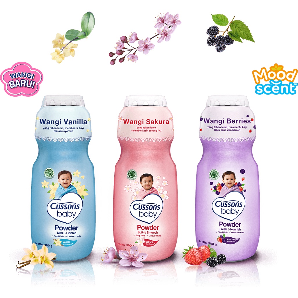 Jual Cussons Baby Powder 100gr+50gr / 200gr+100gr (Extra Isi) Fresh ...