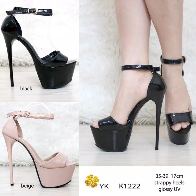 Jual heels tinggi 17cm K1222 | Shopee Indonesia
