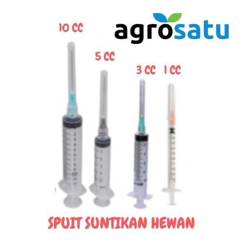 Jual Suntikan Spet Hewan Kucing Anjing Kelinci Spuit Ternak Ruminasia ...