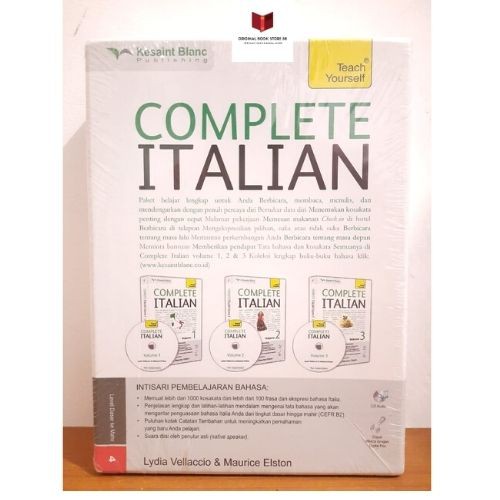 Jual Buku Paket Complete Italian Volume 1,2,3 + 3 CD Audio | Shopee ...