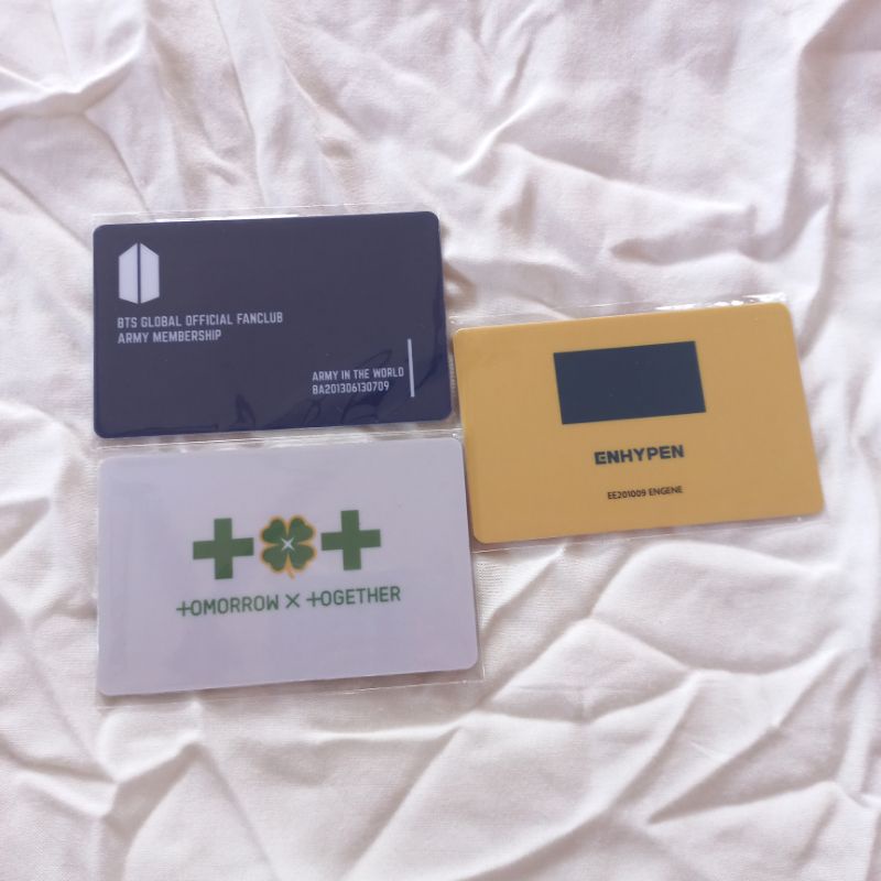 Jual [READY] BTS TXT ENHYPEN MEMBERSHIP CARD UNOFF ID CARD | Shopee ...