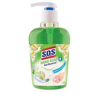 Jual ORIGINAL SOS Hand Wash Pump 400ml / SOS Sabun Cuci Tangan Botol ...