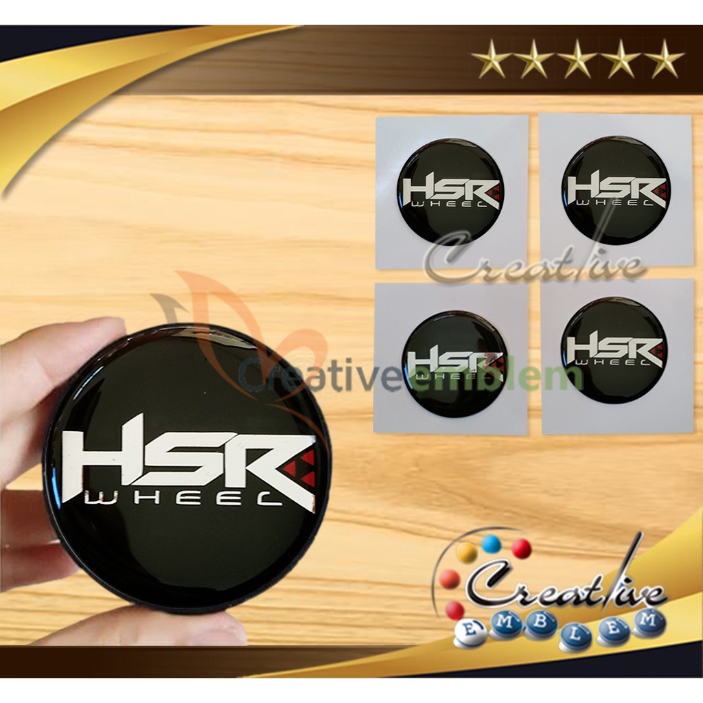 Jual Sticker Timbul Tutup Dop HSR WHEELS | Shopee Indonesia