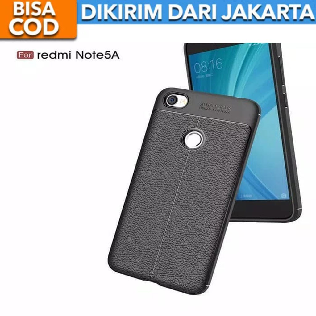 Jual Case Auto Focus Xiaomi Redmi Note 5A Prime Leather Experience ...