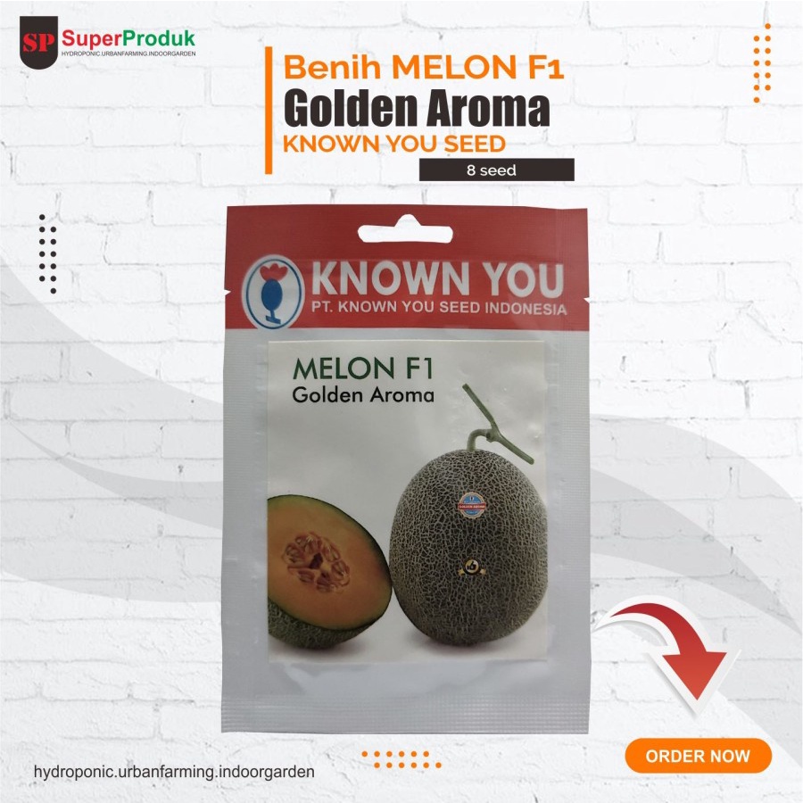 Jual Benih Melon Golden Aroma Known You Seed (kemasan ekonomis ...
