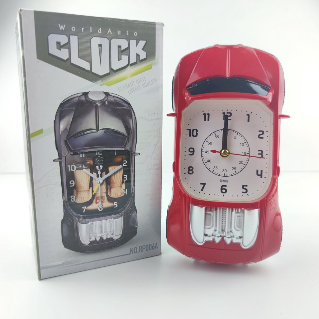 Jual LU Jam Meja / Jam Weker / Jam dinding Mini Mobil SL | Shopee Indonesia