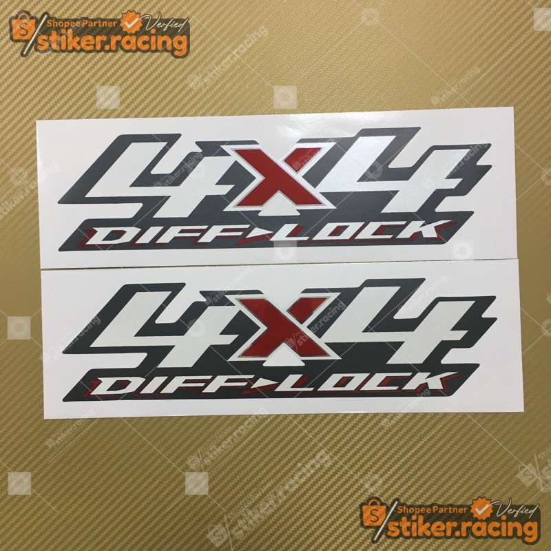 Jual Stiker 4x4 DIFF-LOCK ISUZU D-MAX Stiker mobil keren | Shopee Indonesia