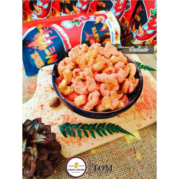 Jual Snack Netijen Makaroni Renyah Rasa Balado Cemilan Kekinian ...