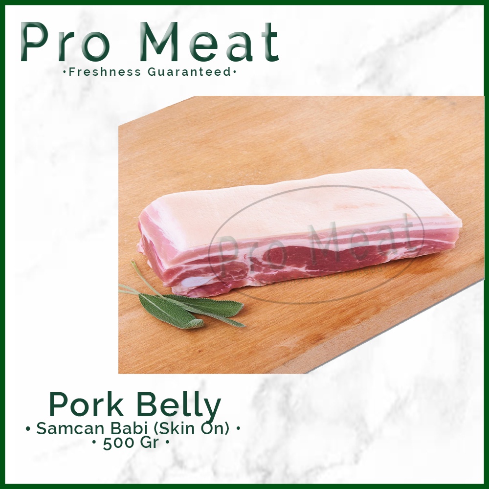 Jual Daging Babi Pork Belly / Samcan 500Gr (Skin ON) - Premium Quality ...