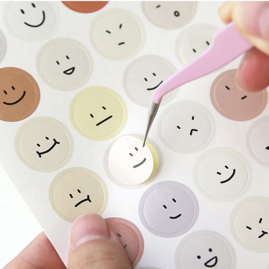 Jual Paperonies 1Lembar INS Smiley Face Stiker Scrapbooking Planner ...