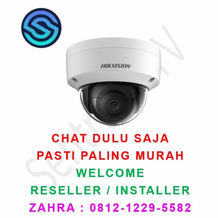 Jual BISA COD Hikvision CCTV IP Camera 2MP DOME Indoor POE WDR DS-2CD1121-I - 2.8mm | Shopee ...