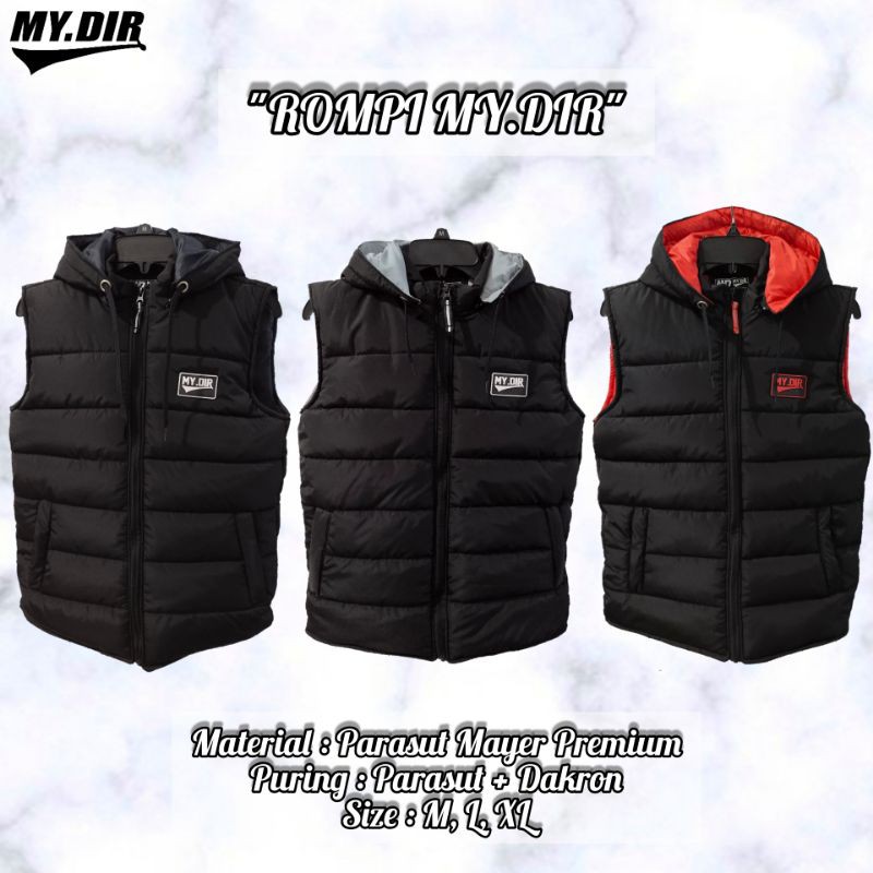 Jual Rompi / Rompi Motor / Rompi Pria / Rompi Anti Angin / Rompi Anti ...