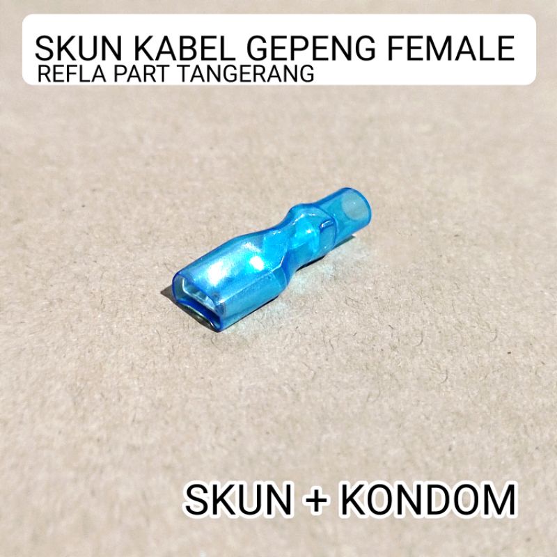 Jual 10 BUAH SEKUN KABEL CABEL GEPENG FEMALE BETINA + KONDOM SKUN ...