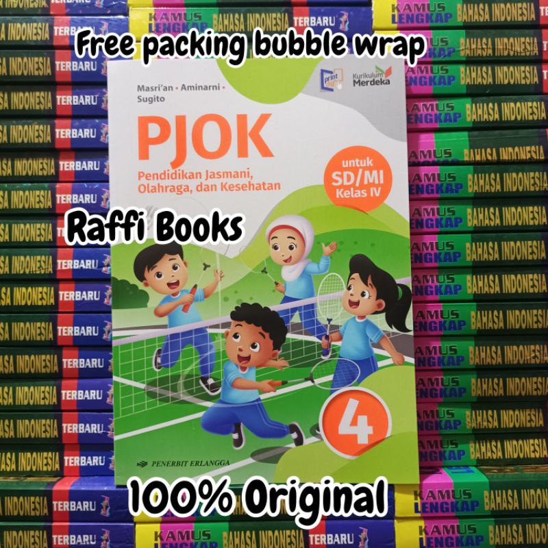 Jual Buku PJOK Untuk SD/Mi Kelas 4 Kurikulum Merdeka Erlangga | Shopee Indonesia