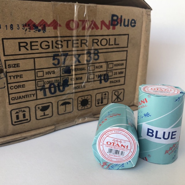 Jual Thermal roll register roll otani 57 x 38 edc otani harga per roll ...