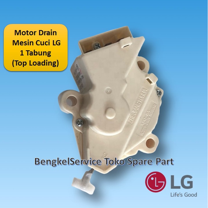 Jual Motor Drain Motor Dinamo Drain Mesin Cuci LG 1 Tabung Top Loading ...
