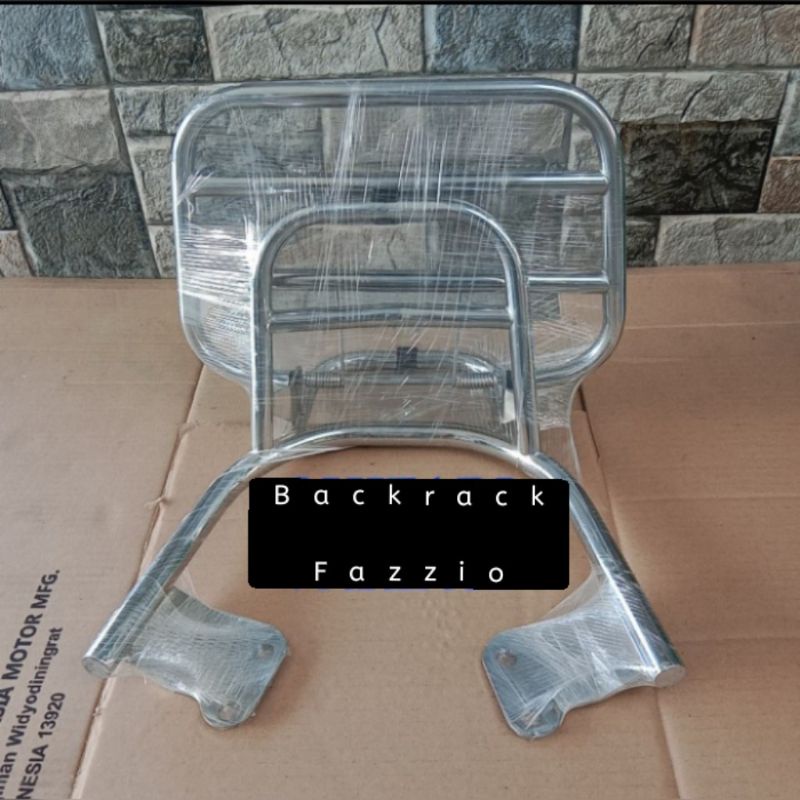Jual Aksesoris Back Rack / Backrack Yamaha Fazzio Filano dan Honda ...