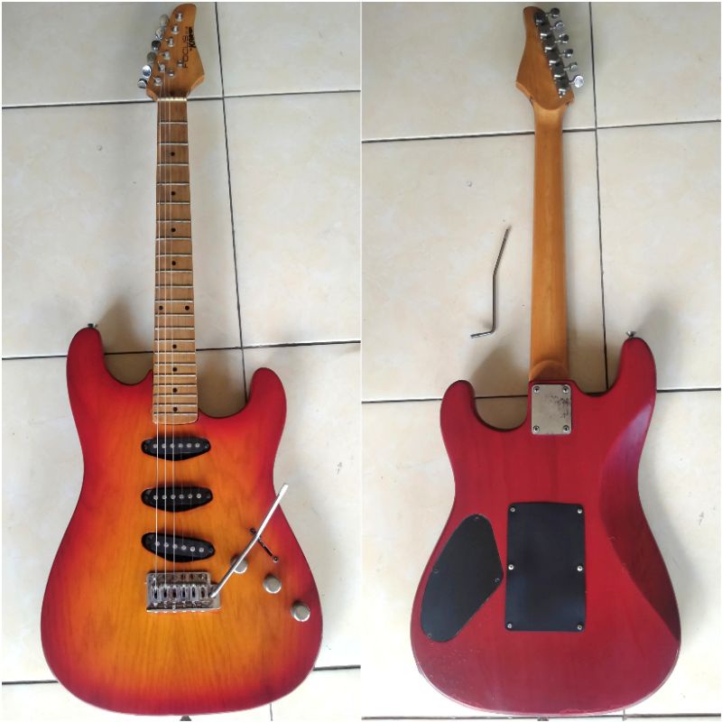 Jual Gitar elektrik stratocaster strato focus by kramer pickup sss ...