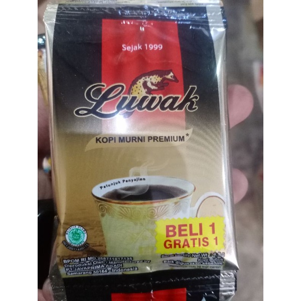 Jual luwak kopi murni premium renceng beli 1 gratis 1 | Shopee Indonesia