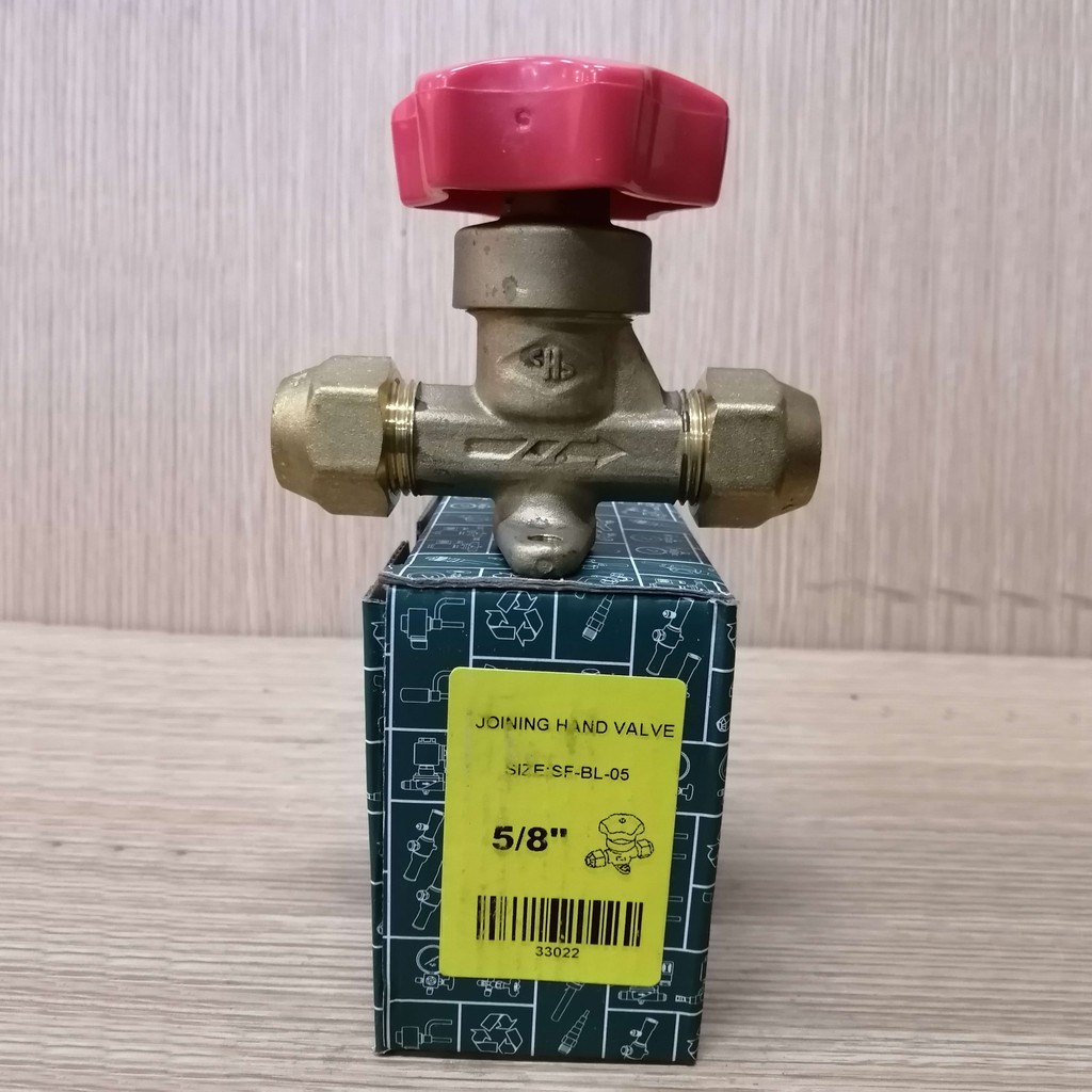 Jual HAND VALVE REFRIGERANT LT 5/8" + NUT - STOP KRAN | Shopee Indonesia