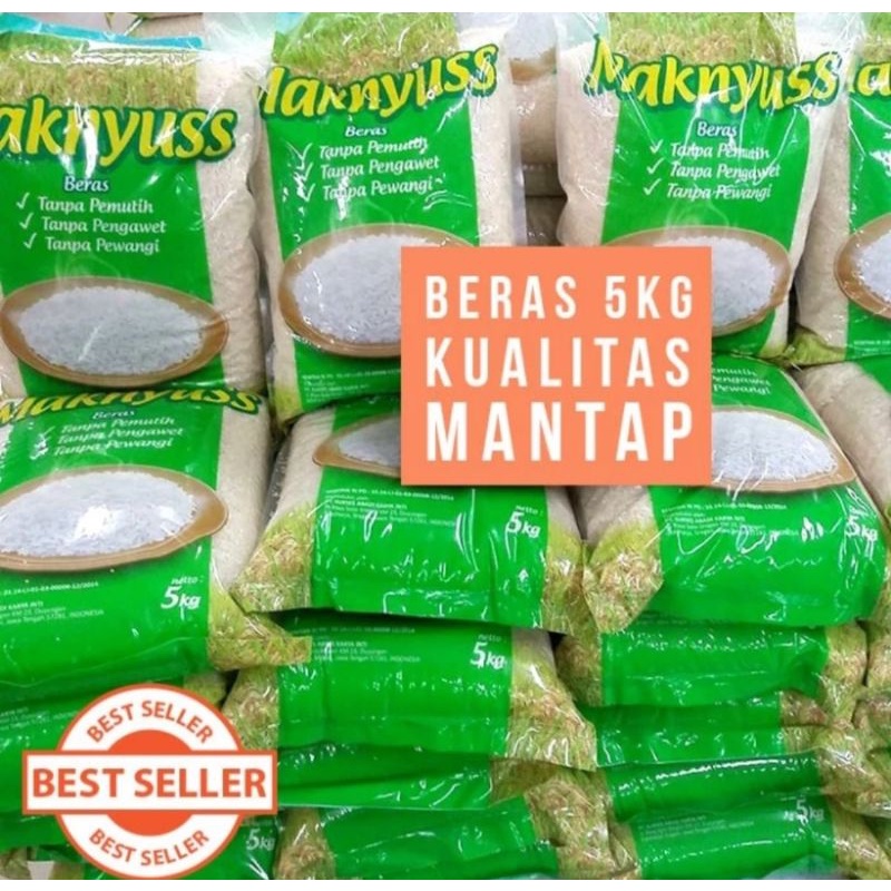Jual beras maknyuss 5 kg | Shopee Indonesia