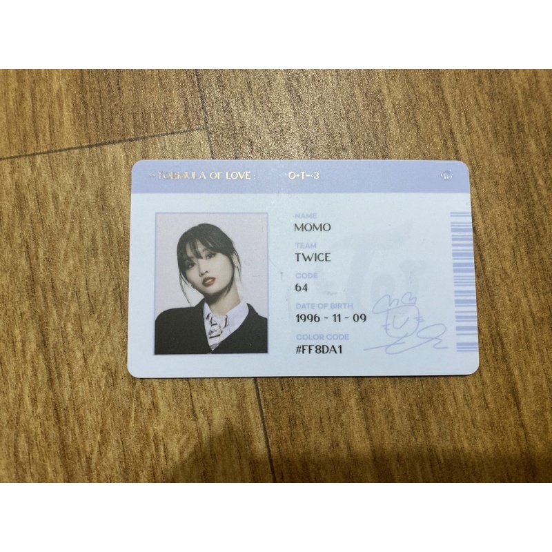 Jual [READY] TWICE FORMULA OF LOVE ID CARD SCRATCH CARD SCIENTIST ...