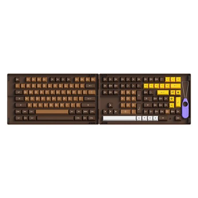 Jual Akko Chocolate PBT Double-shot Keycaps 178 Set ASA Profile ...