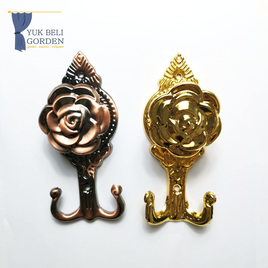 Jual [FREE BAUT] HOOK GORDEN HOOK BUNGA MAWAR - MATERIAL KALENG PLASTIK ...