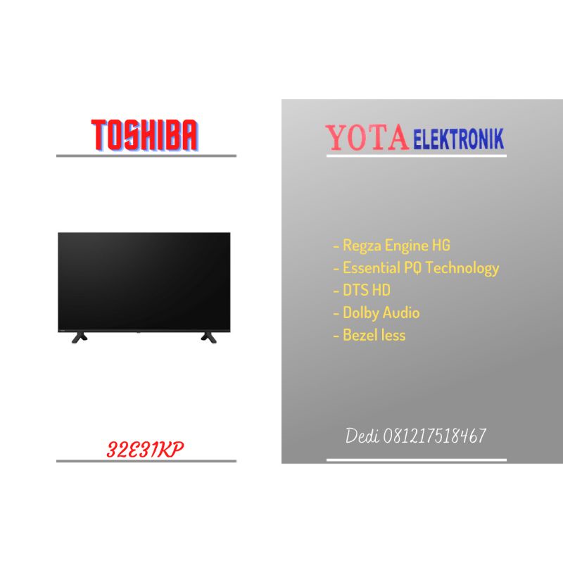 Jual TV Digital Toshiba 32S25KP/43S25KP | Shopee Indonesia