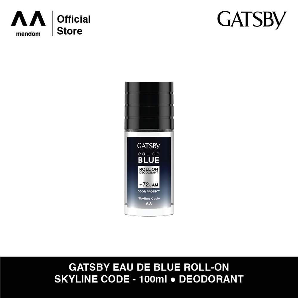 Jual GATSBY Eau De Blue Deodorant Roll On - Skyline Code | Shopee Indonesia