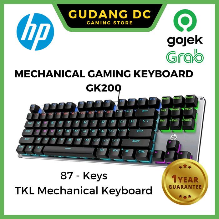 Jual Keyboard Gaming Rgb Blue Switch Tkl Mechanical Keyboard Hp Gk200 ...