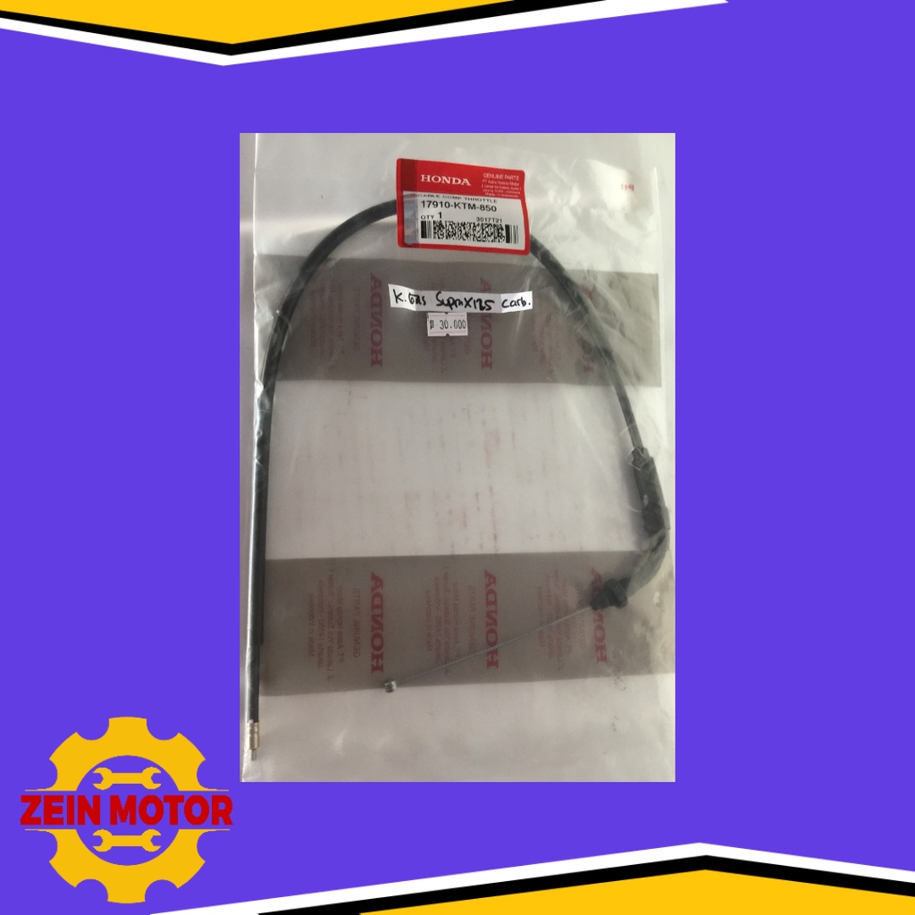 Jual KABEL GAS OLORAN GAS THROTTLE TALI SUPRA X 125 LAMA CARBU 17910 ...