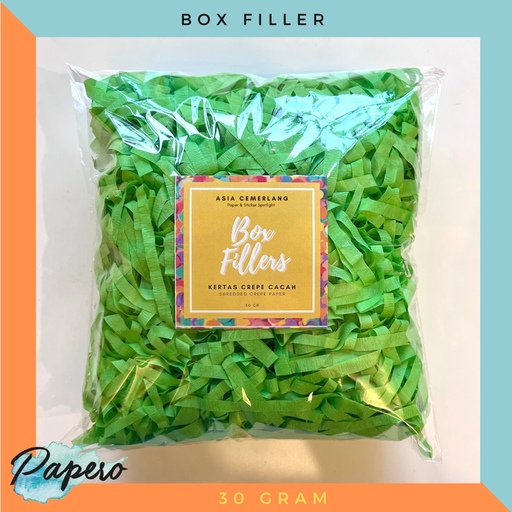 Jual Box Filler Kertas Crepe Pengisi Box Shred Paper | Shopee Indonesia