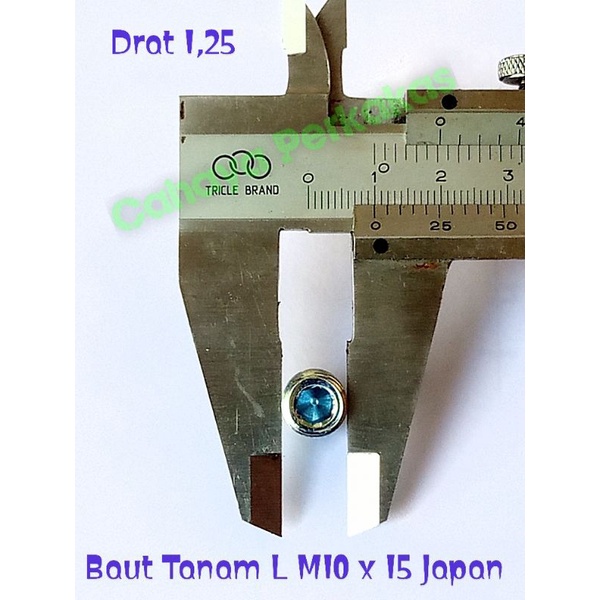 Jual R Baut Tanam L Bolt M10 x 15 Japan Original | Shopee Indonesia