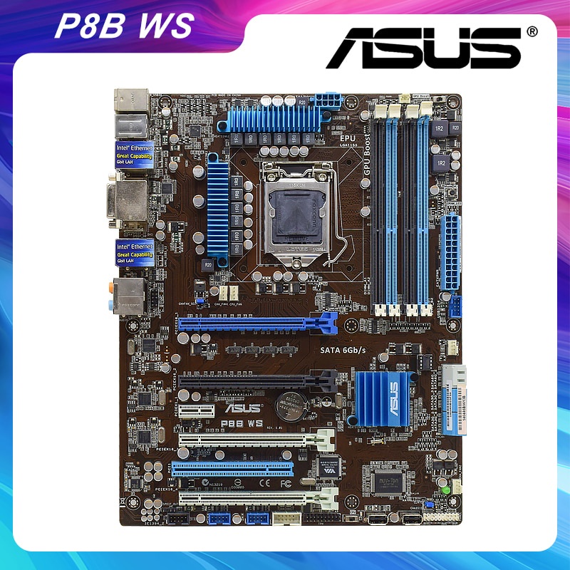 Jual PREORDER ASUS P8B WS Motherboard 1155 Motherboard 1155 DDR3 32GB ...