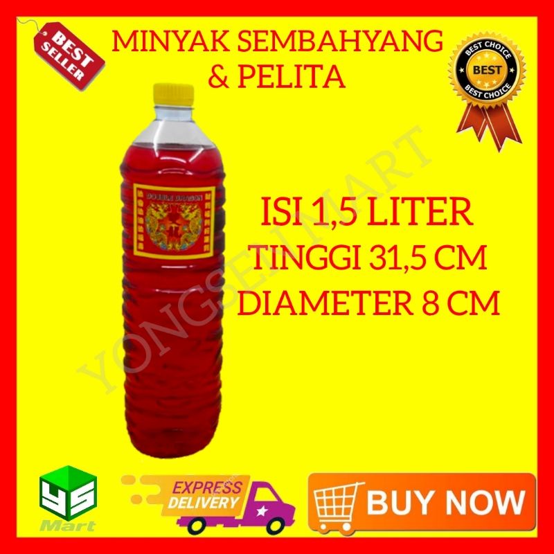 Jual Minyak merah minyak sembahyang 1,5 liter 1.5 liter | Shopee Indonesia
