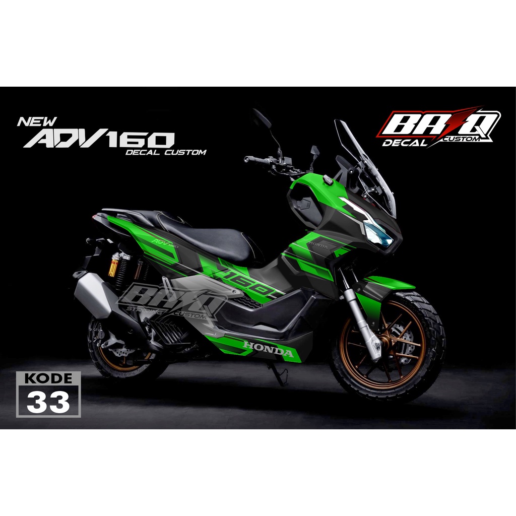 Jual DECAL ADV 160 - STICKER DECAL ADV 160 VARIASI GRAFIK KODE 33 ...