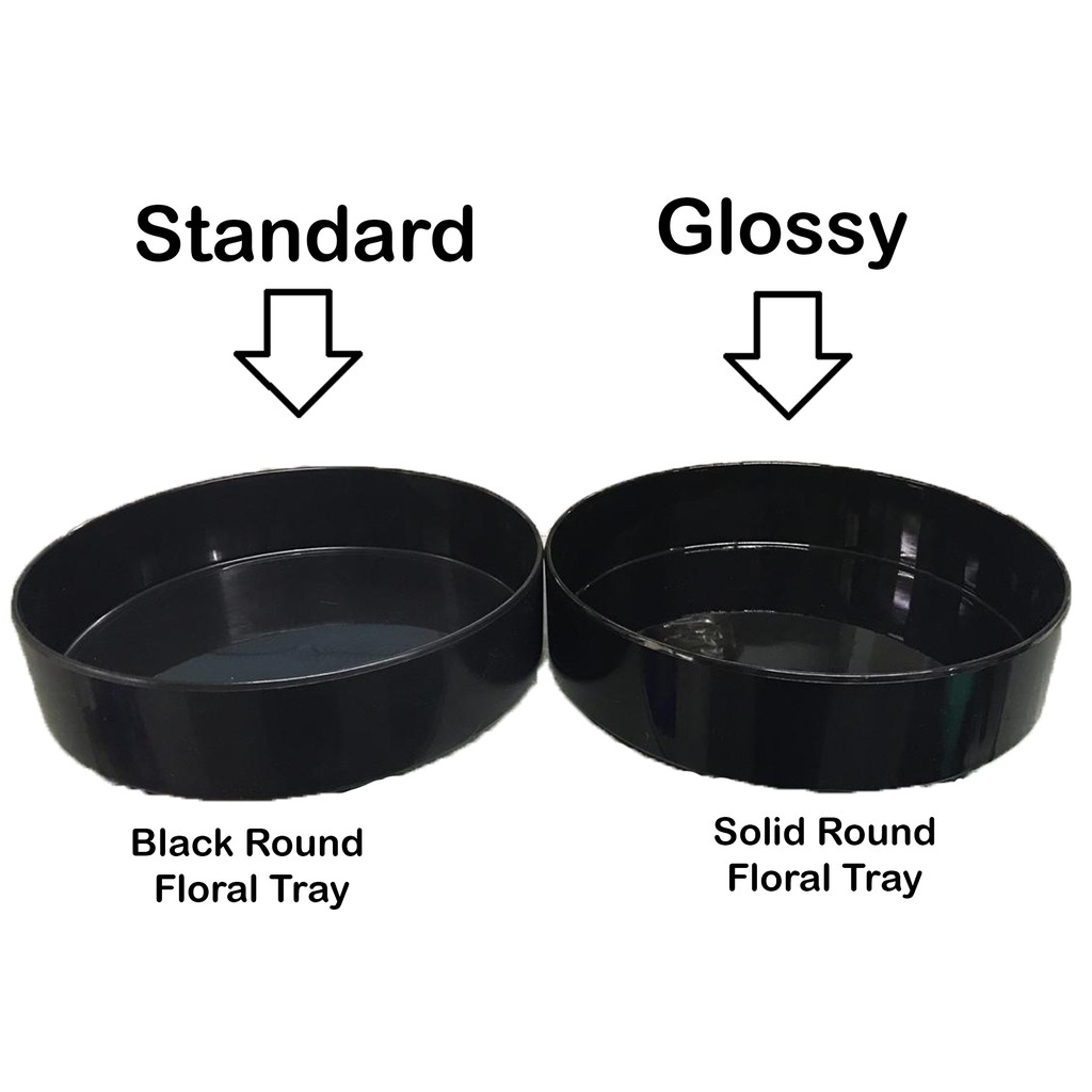 Jual Round Floral Tray ±32.5cm x 5.5cm -Tatakan bunga - Dekorasi - Pot ...