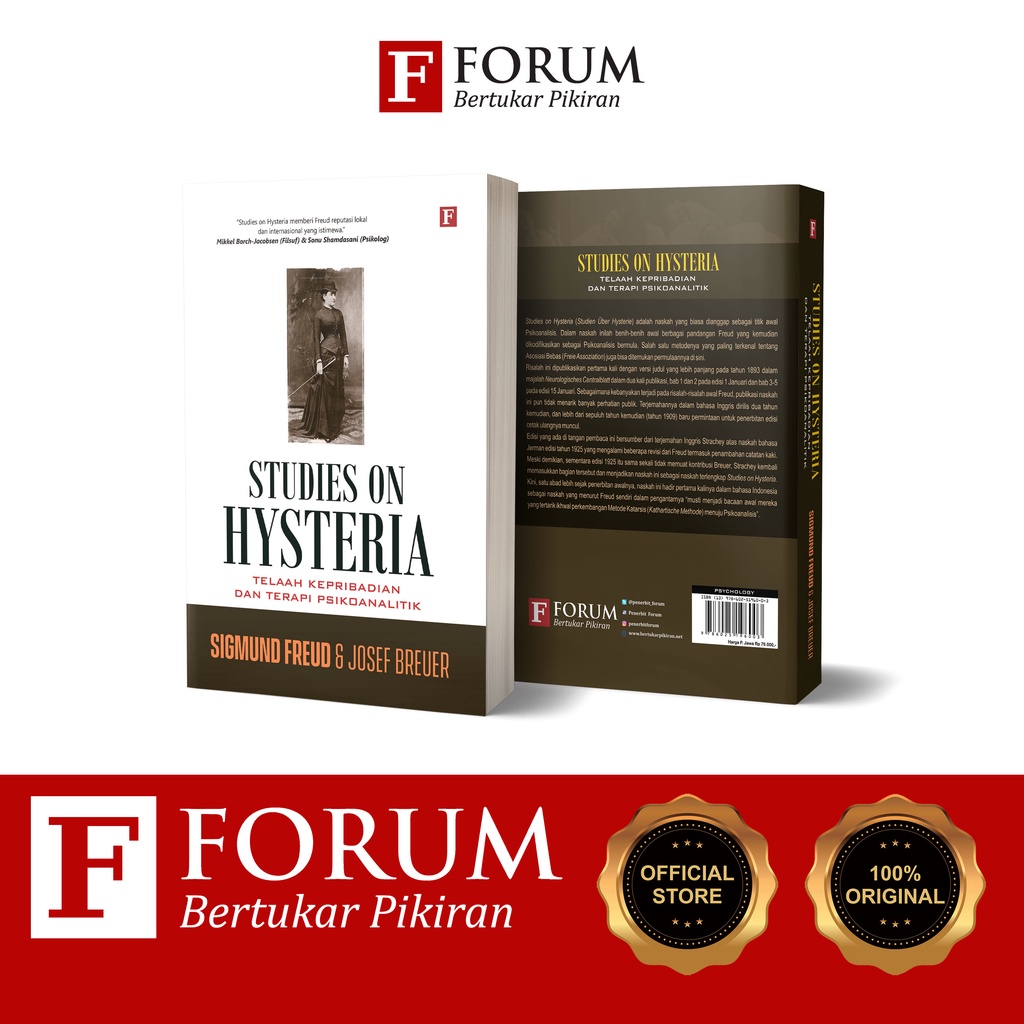 Jual Buku STUDIES ON HYSTERIA - Sigmund Freud & Joseph Breuer | Shopee ...