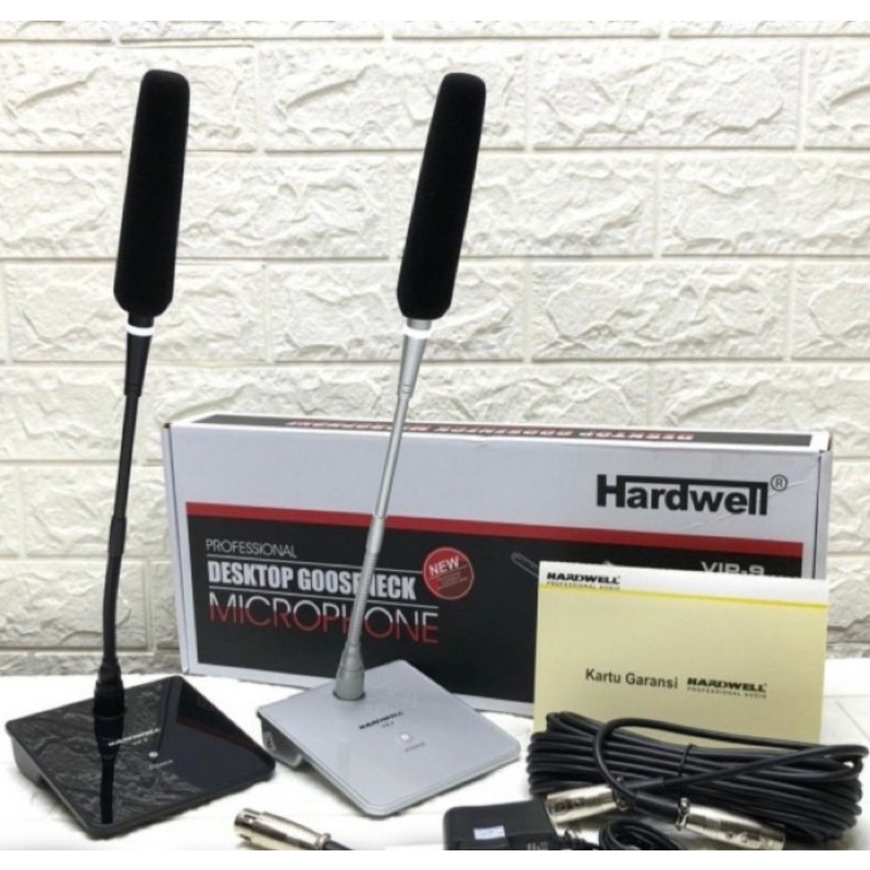 Jual mic microphone kabel cable mimbar podium desktop hardwell vip9 ...
