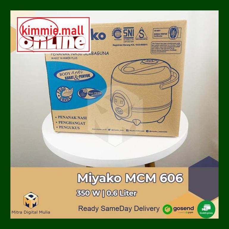Jual Dap74T Miyako Mcm 606 Magic Com Rice Cooker 0.6 Liter Irt70D ...