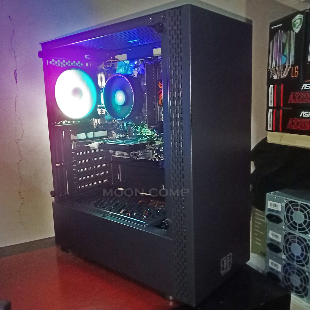 Jual PC Rakitan Gaming Fullset Intel Generasi 10 Core i3 10100 + 16GB ...