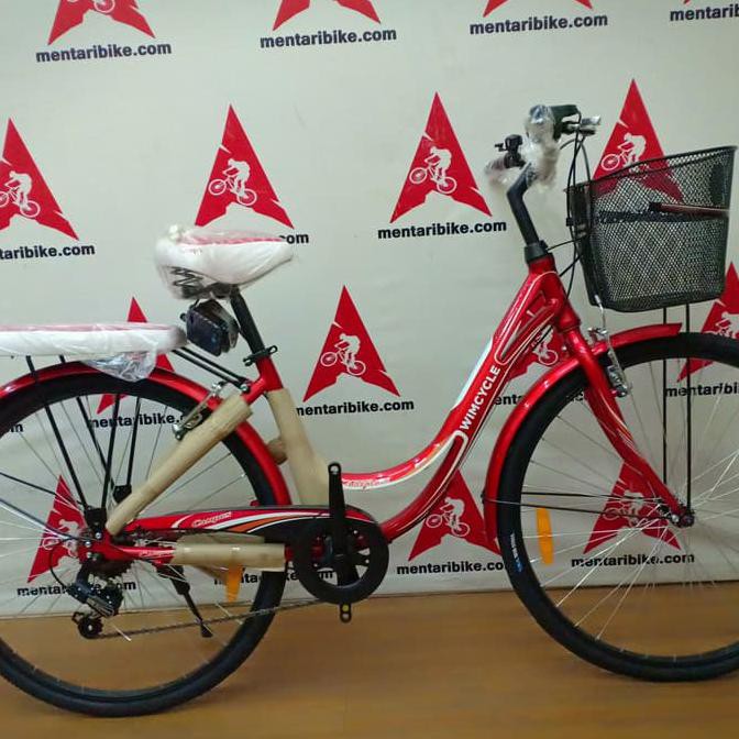 Jual Sepeda Keranjang Wimcycle Mini 26 Campus | Shopee Indonesia