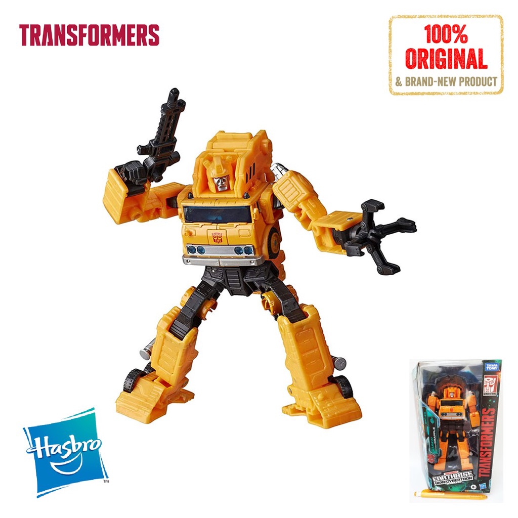 Jual Hasbro Takara Tomy Transformers EarthRise Autobot Grapple WFC-E10 Voyager Class War for ...