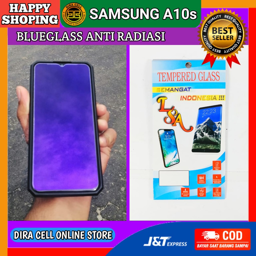 Jual Anti gores hp SAMSUNG A10s kaca anti gores tempered glass anti radiasi | Shopee Indonesia