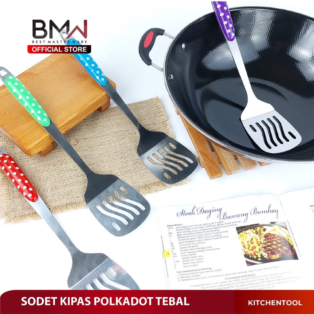 Jual BMW Kitchen Ware - Sodet Penggorengan Spatula Stainless Steel ...