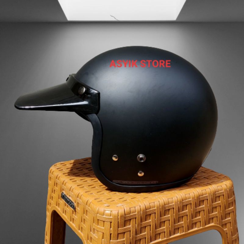 Jual HELM BOGO HITAM DOF PET/TOPI PANJANG ORIGINAL STANDAR SNI | Shopee ...