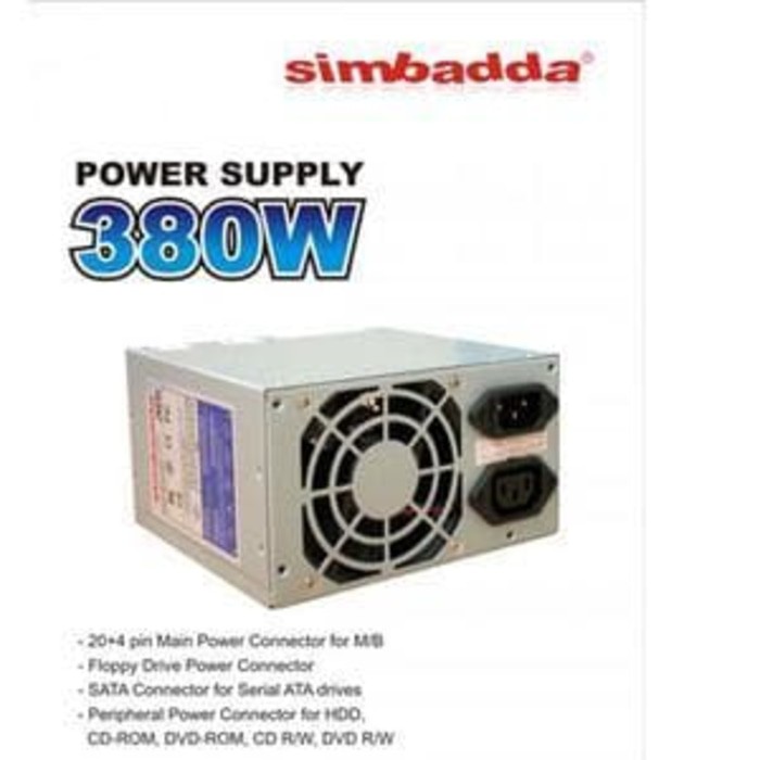 Jual Power Supply Simbadda Tray 380 Watt - Power Supply | Shopee Indonesia