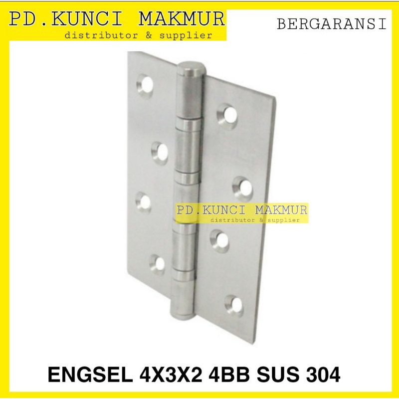 Jual Engsel pintu kupu kupu 4inch 4x3x2 4bb stainless sus 304 engsel ...